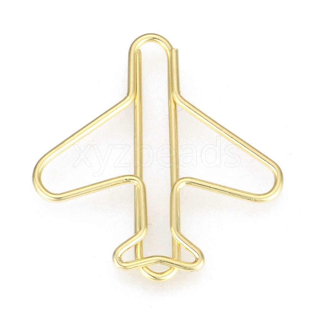 Wholesale Airplane Shape Iron Paper Clips - xyzbeads.com